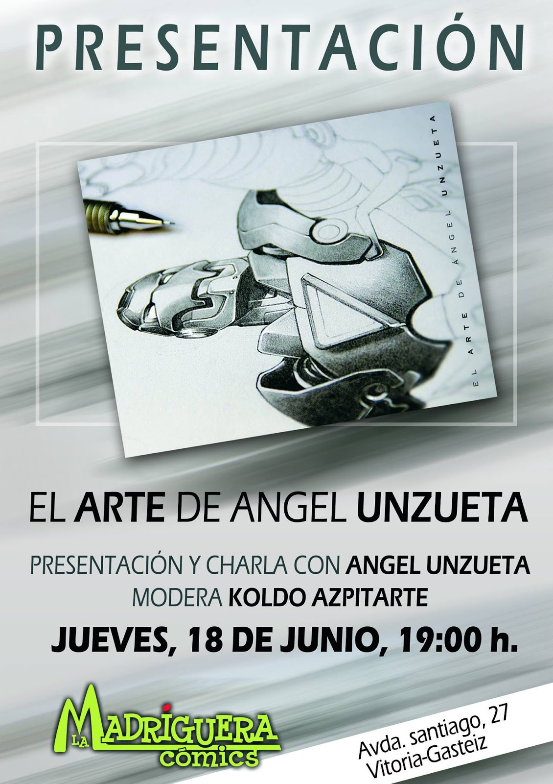 Cazadores de Comics: Presentación de El Arte de Ángel Unzueta en Vitoria