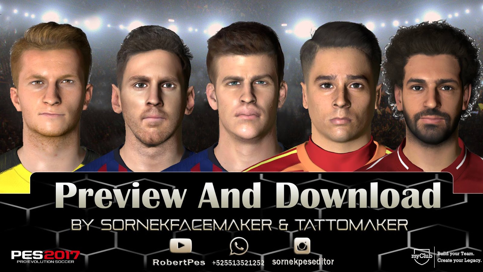 pes-modif: PES 2017 Facepack V1 by Sornek Facemaker