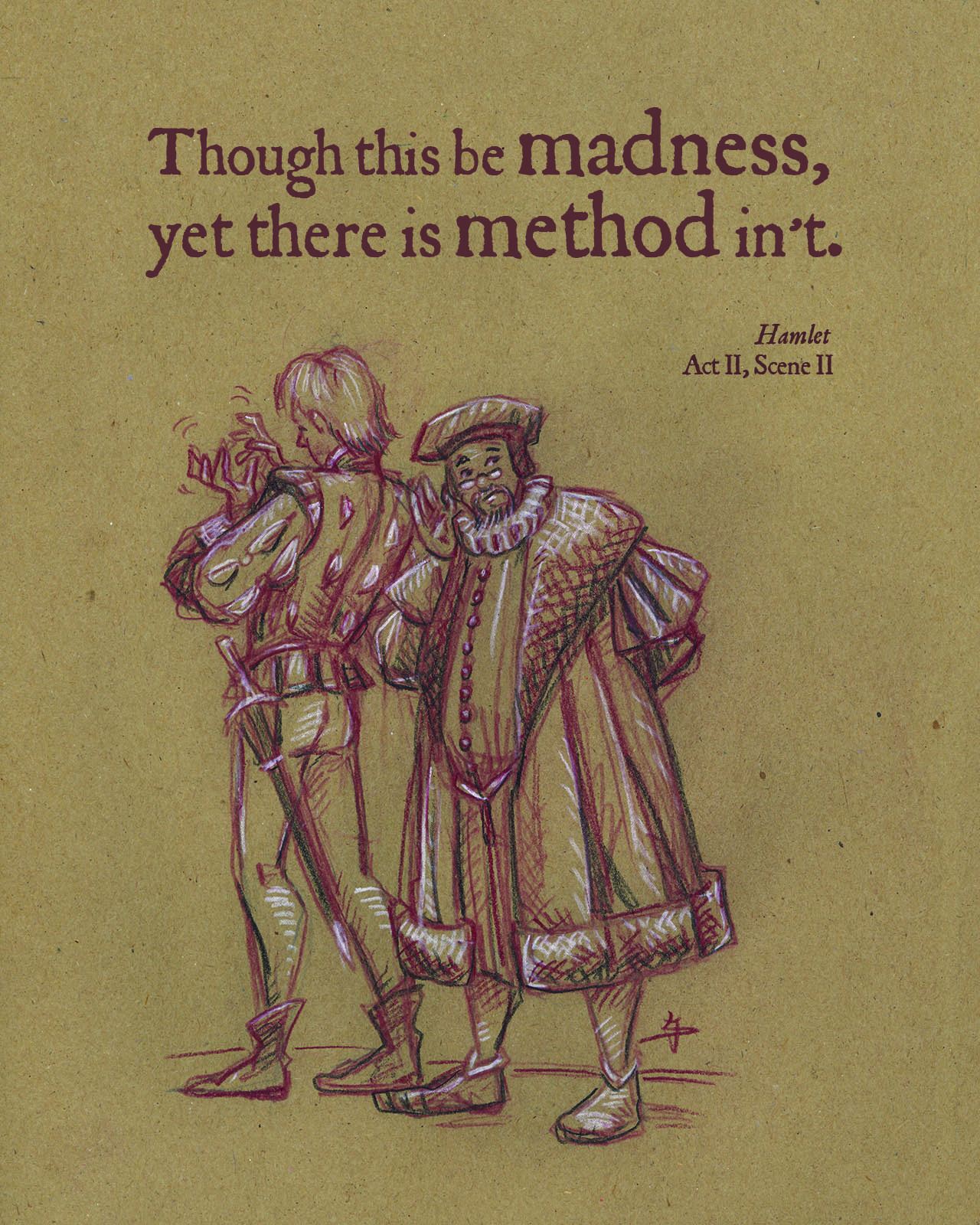 Jeff Davis Illustration: Various Character Sketches from Shakespeare