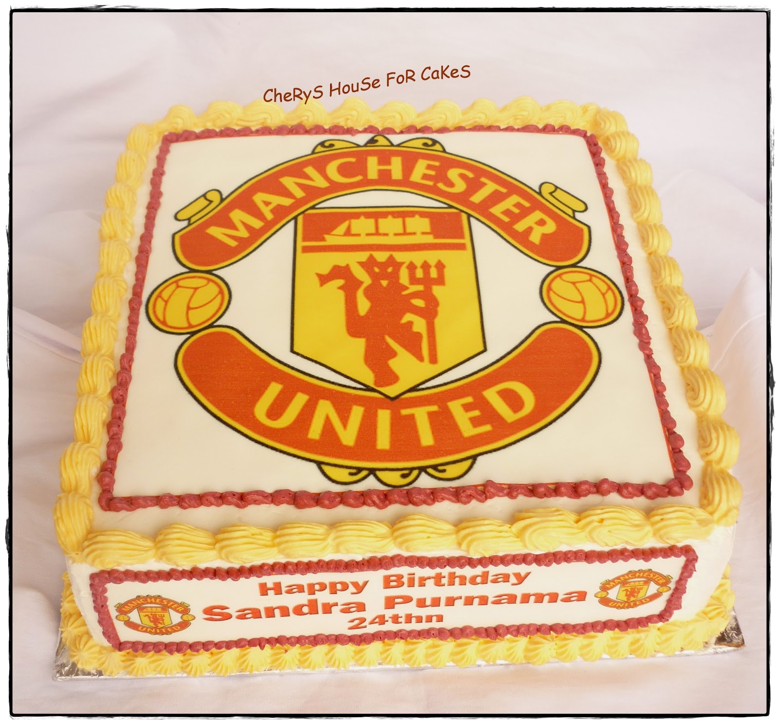 Manchester United Birthday Cake ~ CheRyS HouSe