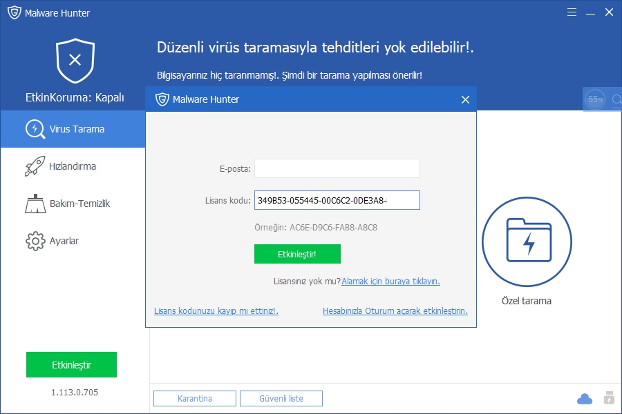 Malware Hunter Pro – 1 Yıllık Ücretsiz Lisans