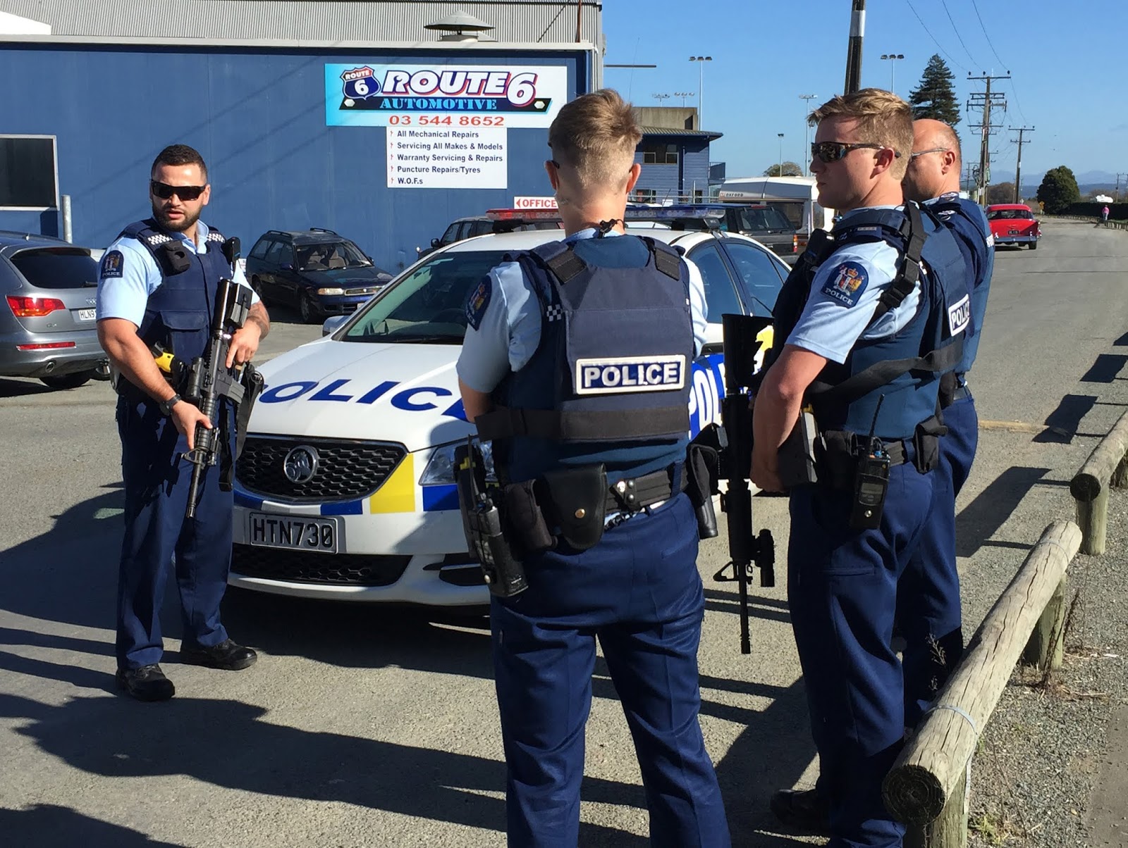 on target shooter nz: Unlicensed Untrained NZ Police:
