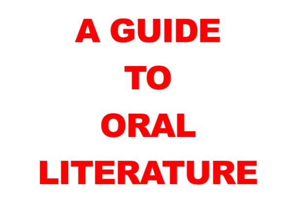Introduction to Oral Literature | KCSE - Top English Notes