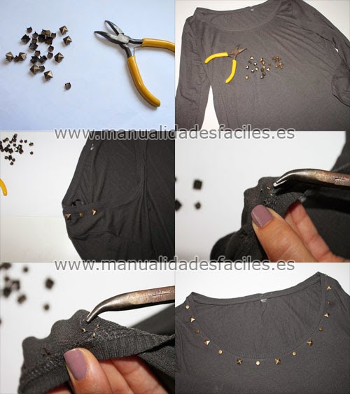 Marca #Perfect: Decora tu ropa con brillantes tachuelas