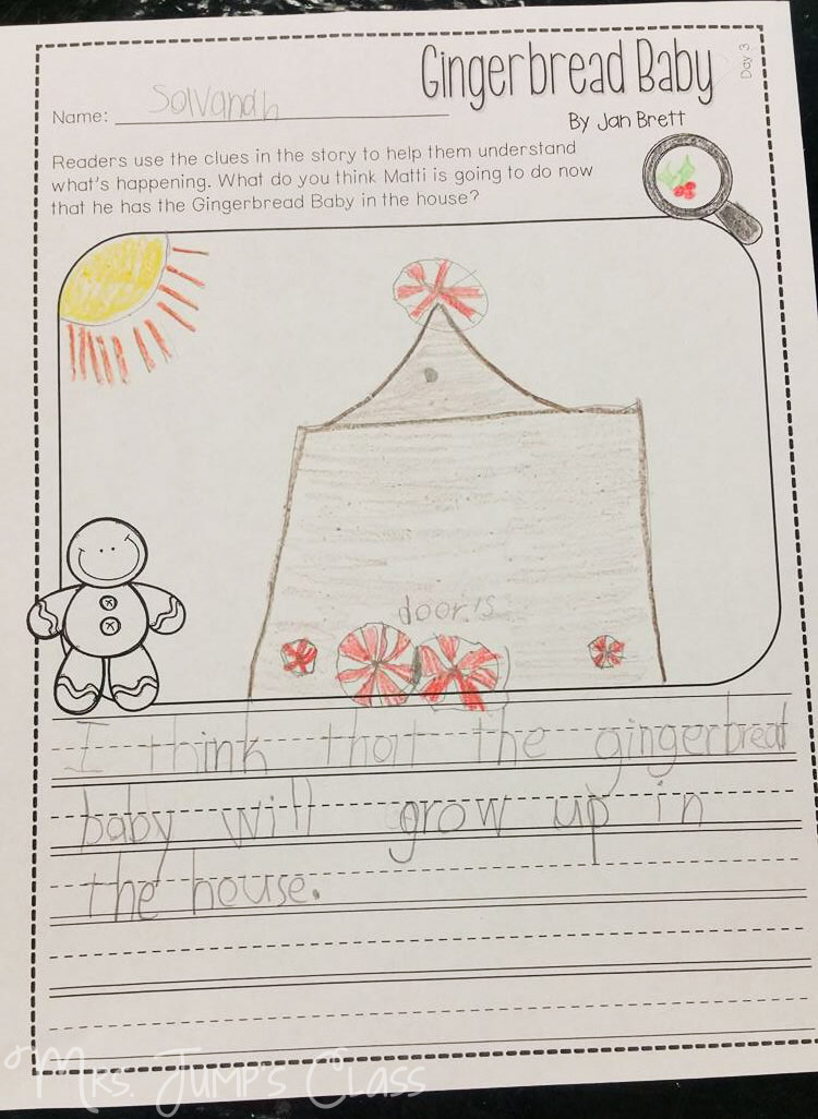 Gingerbread Week Lesson Plans for Kindergarten and first grade