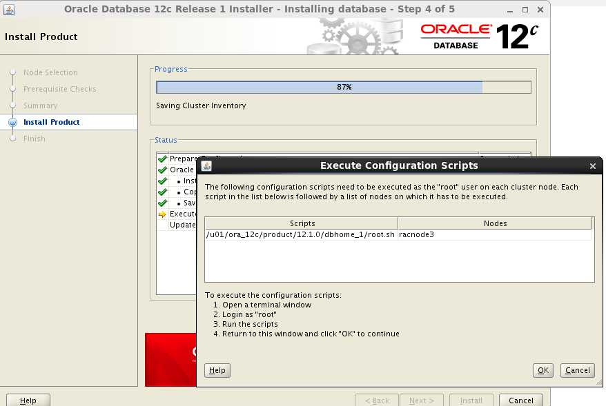 Adding new node to 12c RAC Cluster