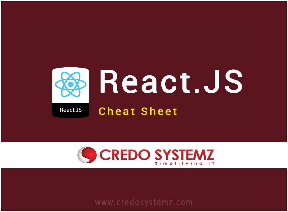 React JS Cheat Sheet ~ Thế Giới Giải Mã