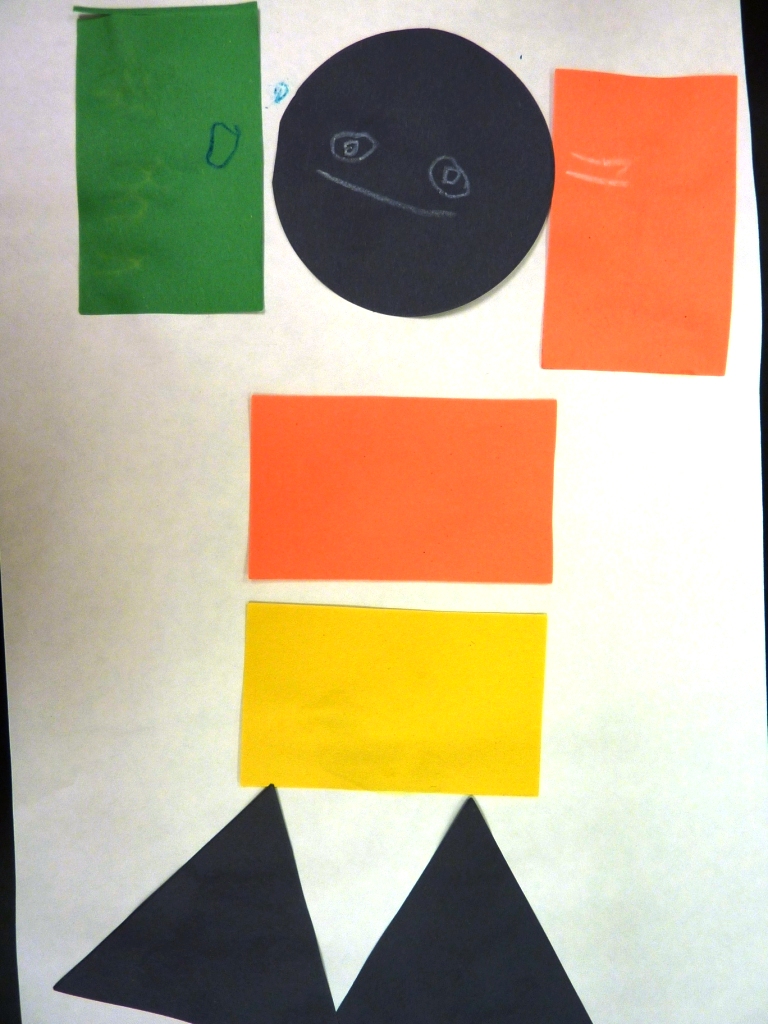 Mary's Art Spot: Prekinder Shape Self-Portraits