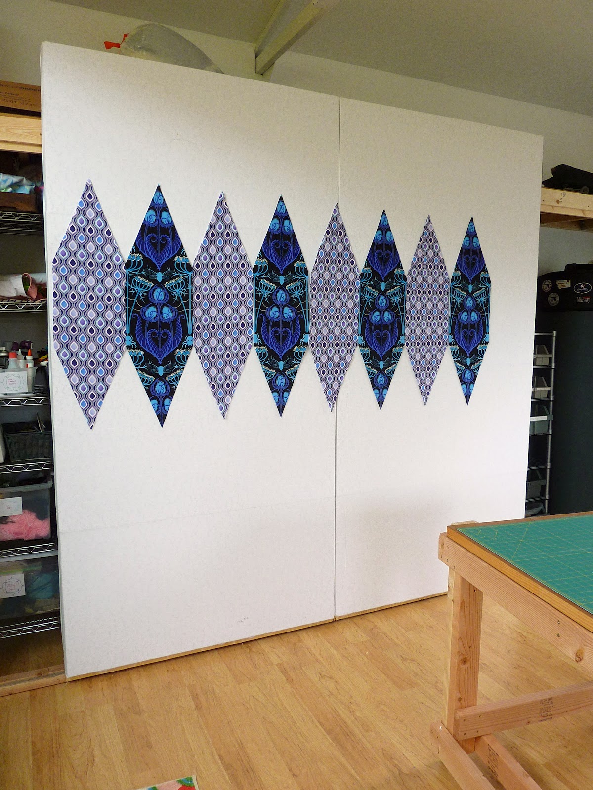 I'm working on a project (revisited): Rolling Design Wall