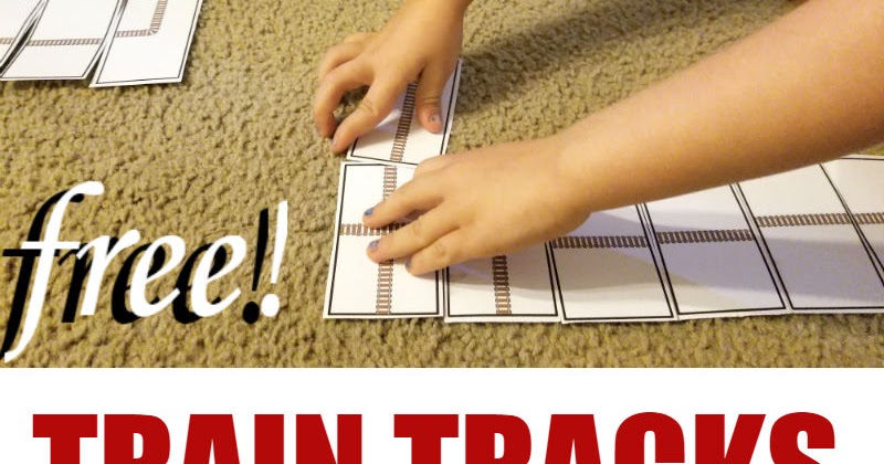 Train Track Card Game for Preschoolers | Preschool Powol Packets
