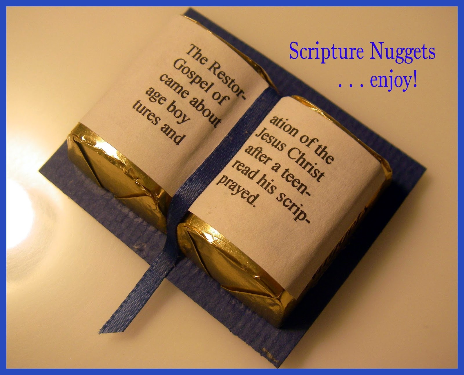Serendipity Hollow: Scripture Nuggets -- so cute!