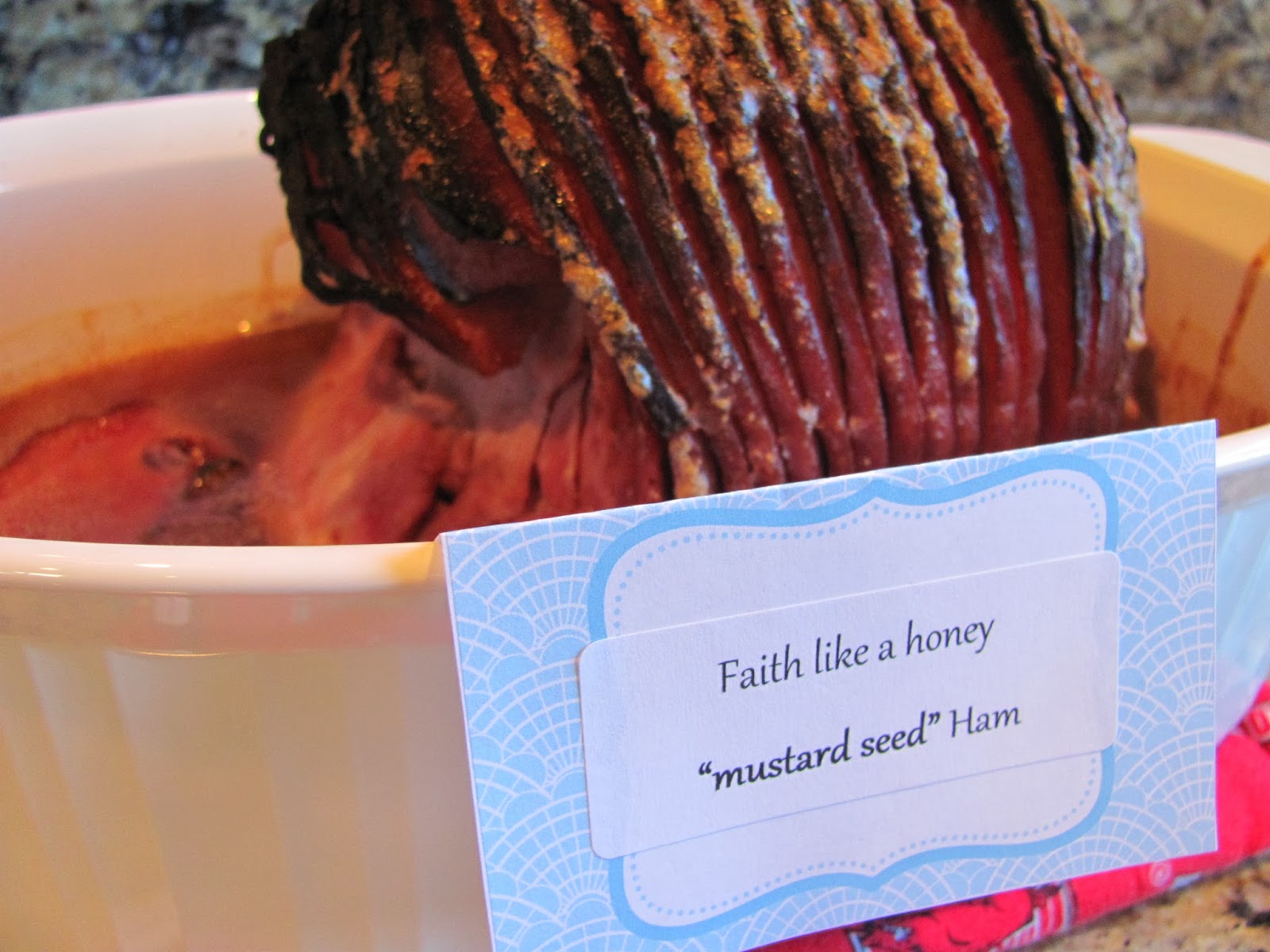 With Blonde Ambition: Biblically Themed Party Food - Baptism Party