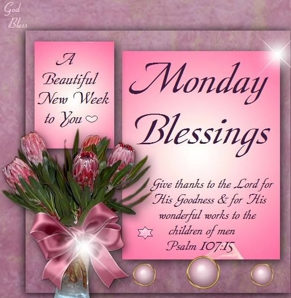 IMMANUEL GOD WITH US: MONDAY BLESSING | Monday blessings, Happy monday ...