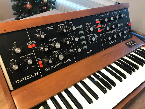 MATRIXSYNTH: Vintage Restored Moog Mini Moog Model D SN 9815