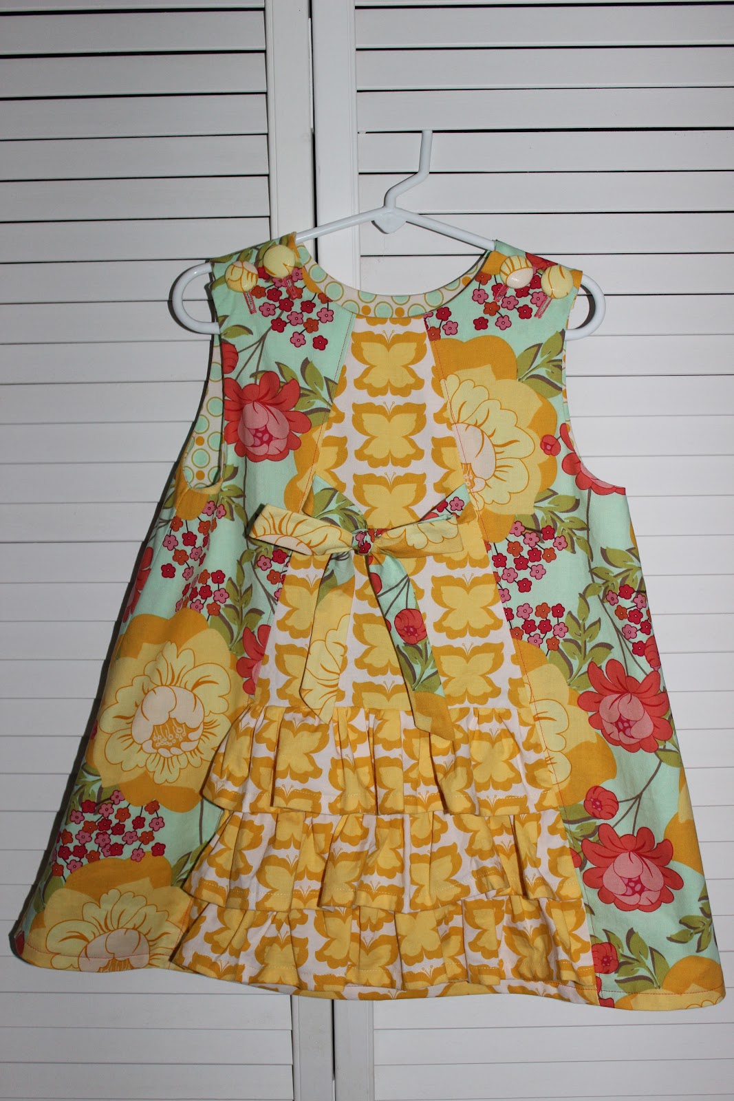 Once Upon A Notion: Erin's Graduation Dress - A Cottage Mama pattern