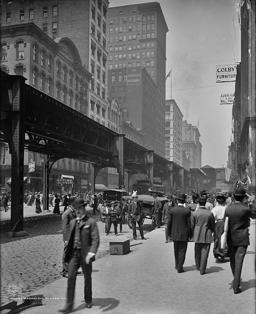 Fertile Minds: Wabash Avenue, Chicago, Illinois, 1907.