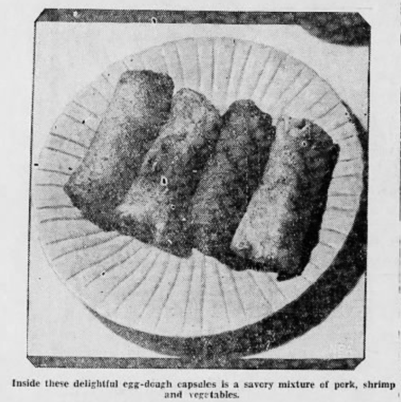 The Passionate Foodie: The Origin of the Chinese Egg Roll