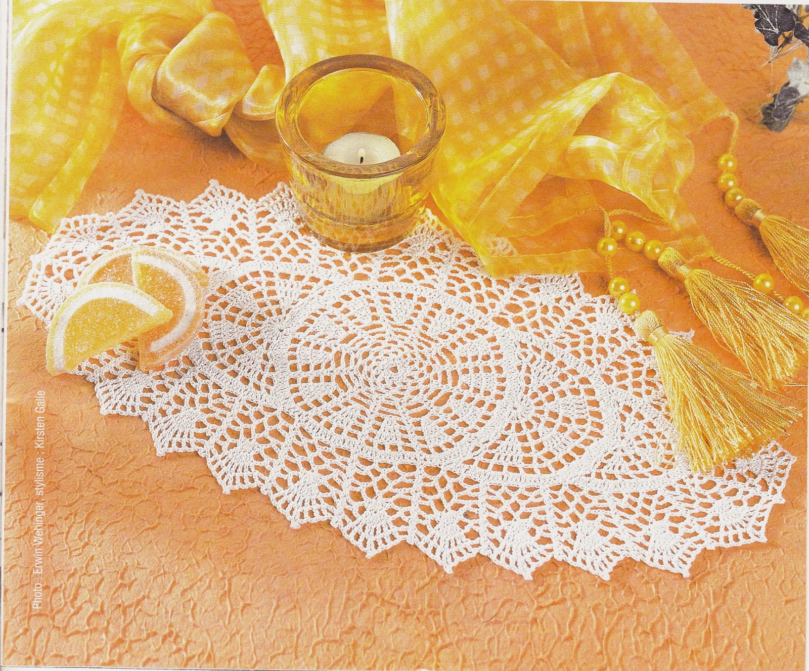 Crochet: Oval doilies