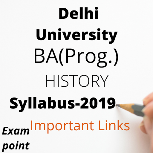 DU BA Programme 3rd year history syllabus 2019-2020 | IMPORTANT LINKS ...