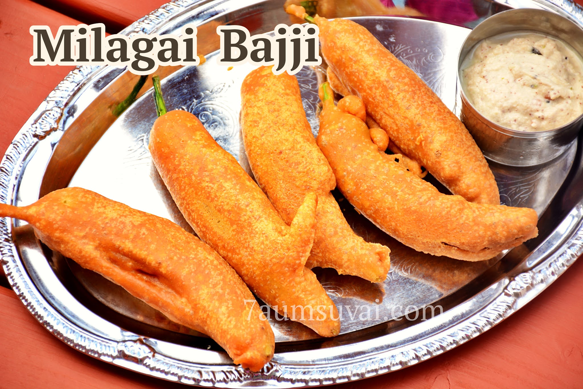 Milagai bajji and Vazhakkai bajji version 2 | 7aum Suvai