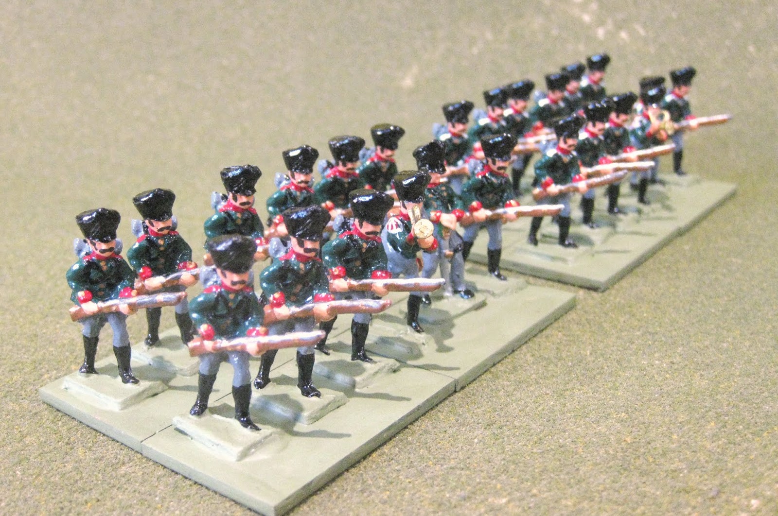 ROS 25mm FIGURES: Painted Prussian Jaegers