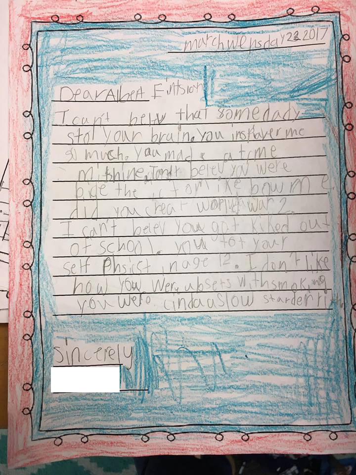 Ms.Brooks' Books: "Time Machine" Letters to the Past