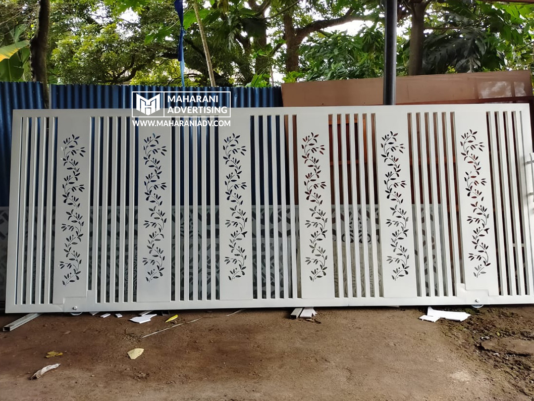Pemasangan ACP (Aluminium Composite Panel) - Pagar - Kanopi