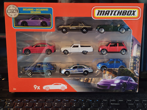 3inchDiecastBliss: New Matchbox 9-pack with the modified Porsche 911 GT3