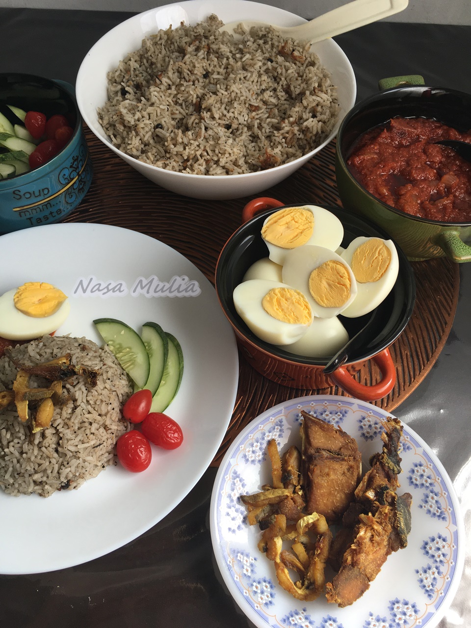 warna warni hidupku..............: Nasi Lemuni, Kegemaran Orang Utara