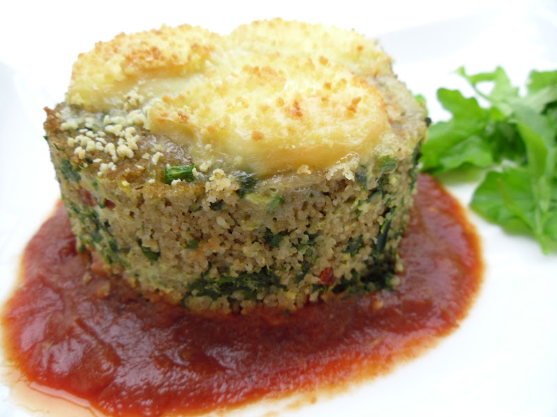 Gourmande ou passionnée...: Gâteau de fonio aux épinards, tomates ...