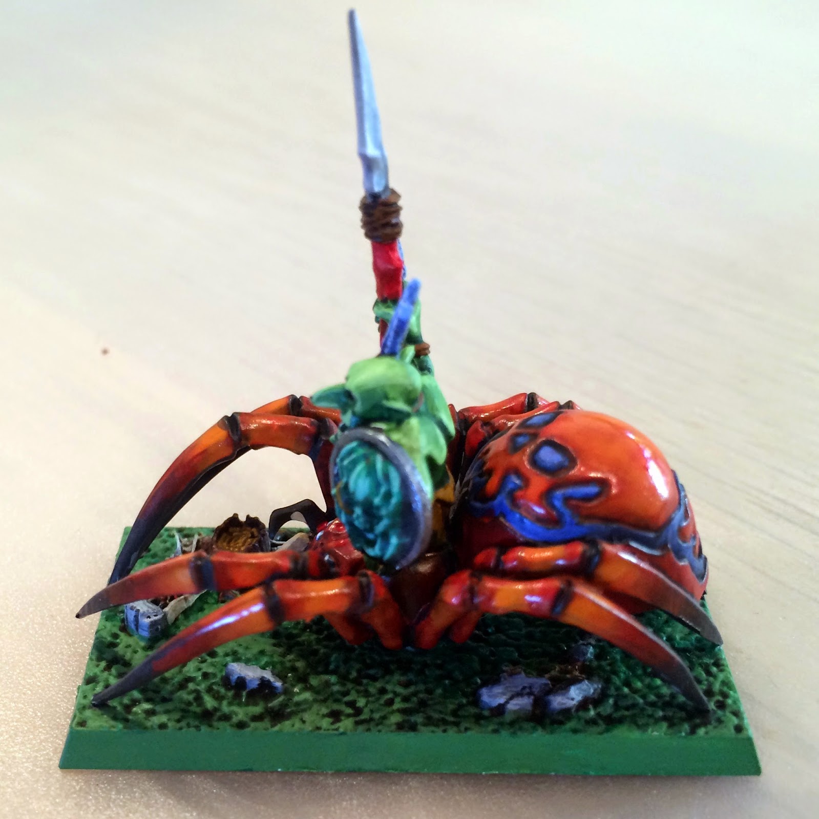 ScratchBox's Warhammer Project: Forrest Goblin Spider Rider