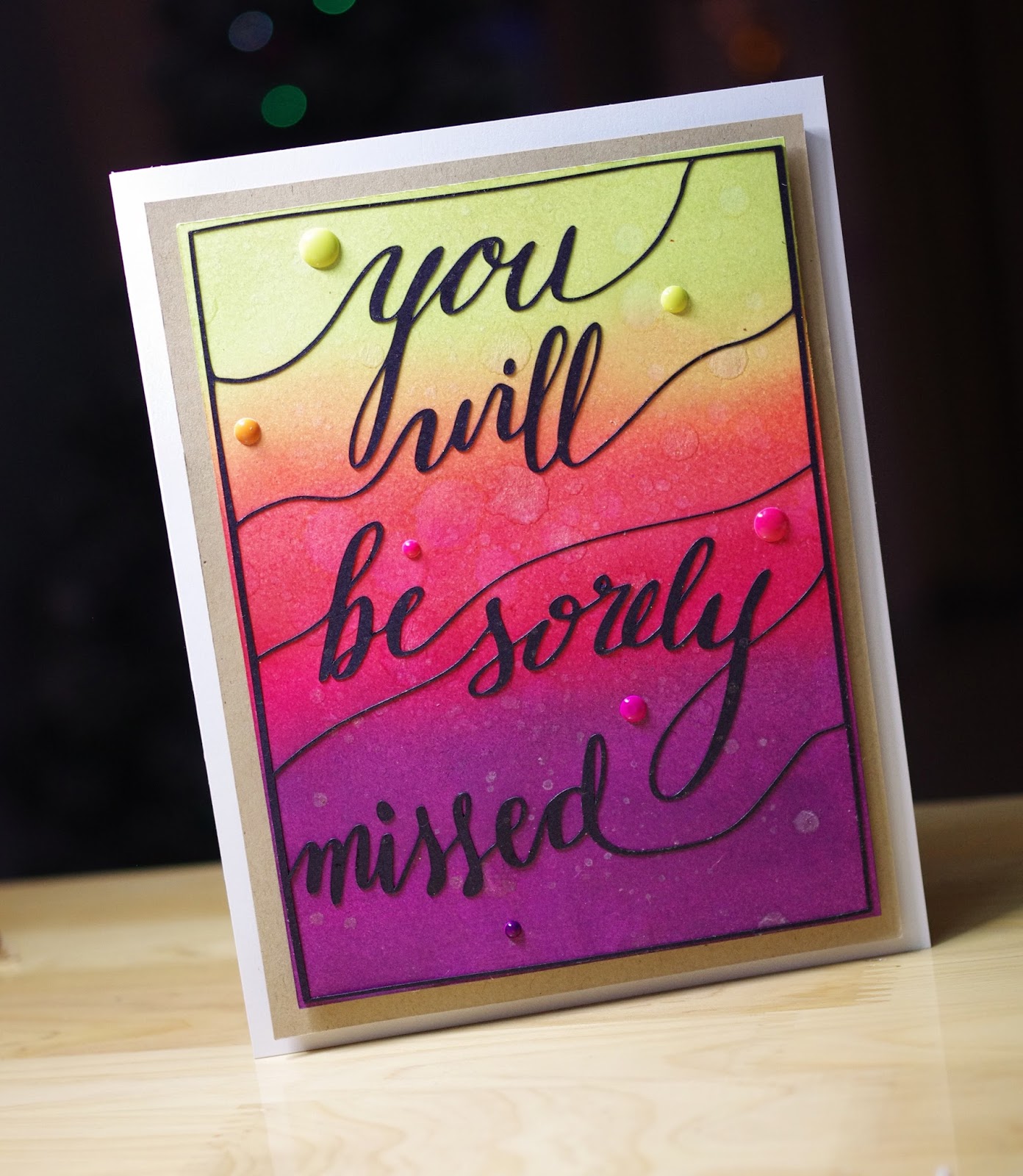 Sorely Miss You - FREE Cameo Cut File! - Tobi Crawford ink