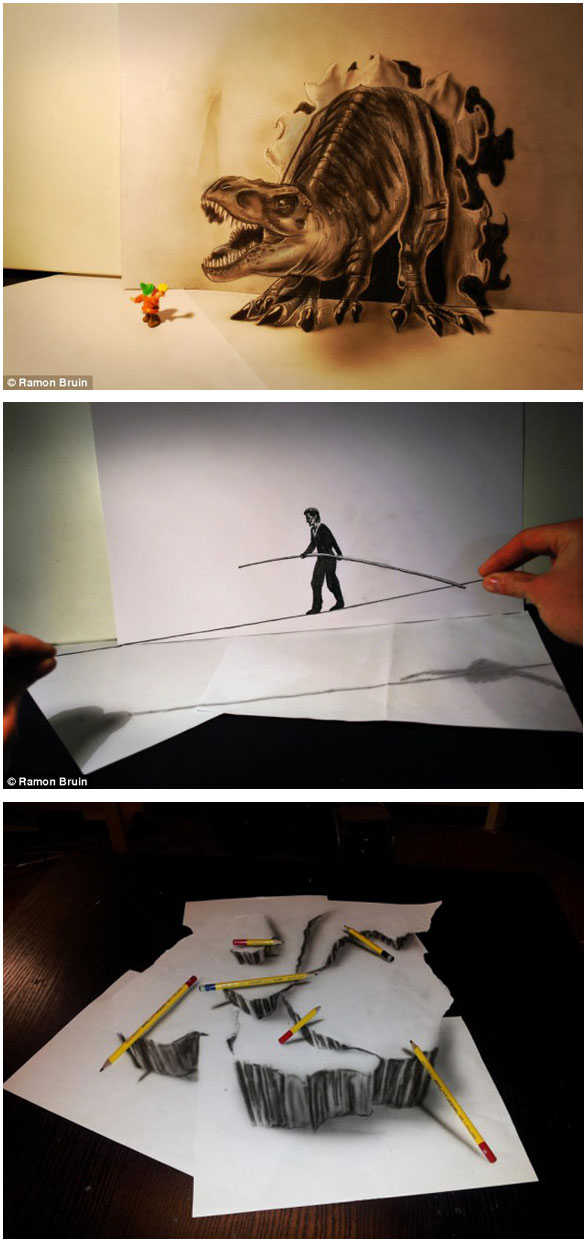 Populer 22+ Contoh Lakaran Lukisan 3D