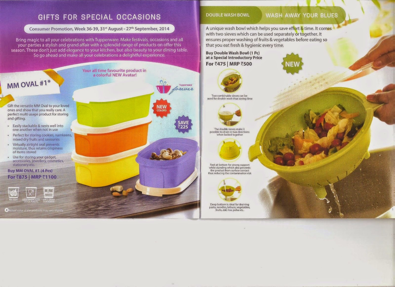 Tupperware India: Tupperware India September 2014 Flyer