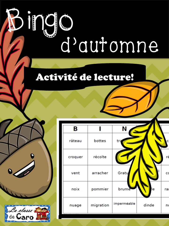 la classe de caro.: Saison: L'automne