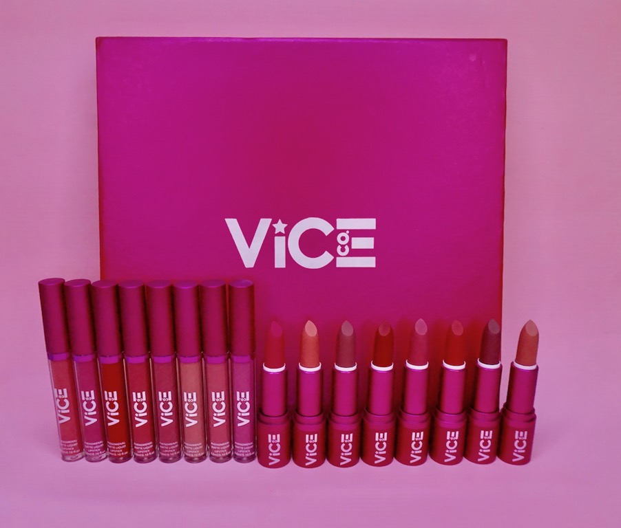 Vice Cosmetics Lipsticks NEW SHADES! Complete swatches + Youtube Video