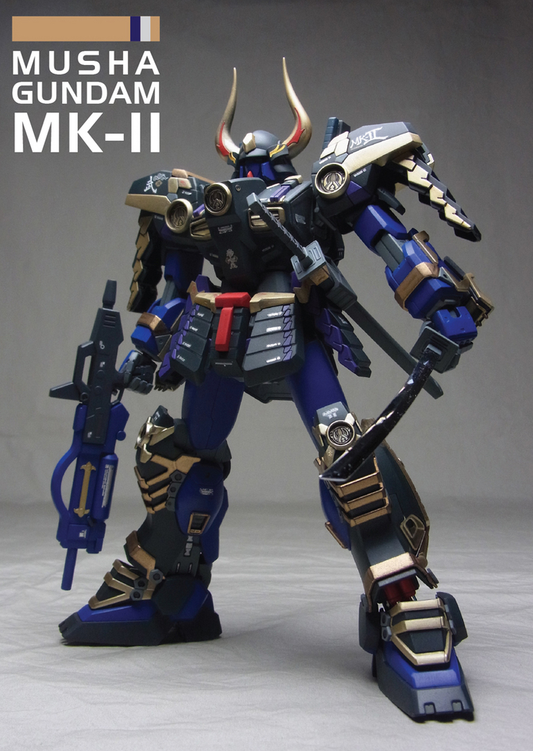 GUNDAM GUY: MG 1/100 Musha Gundam Mk-II - Painted Build