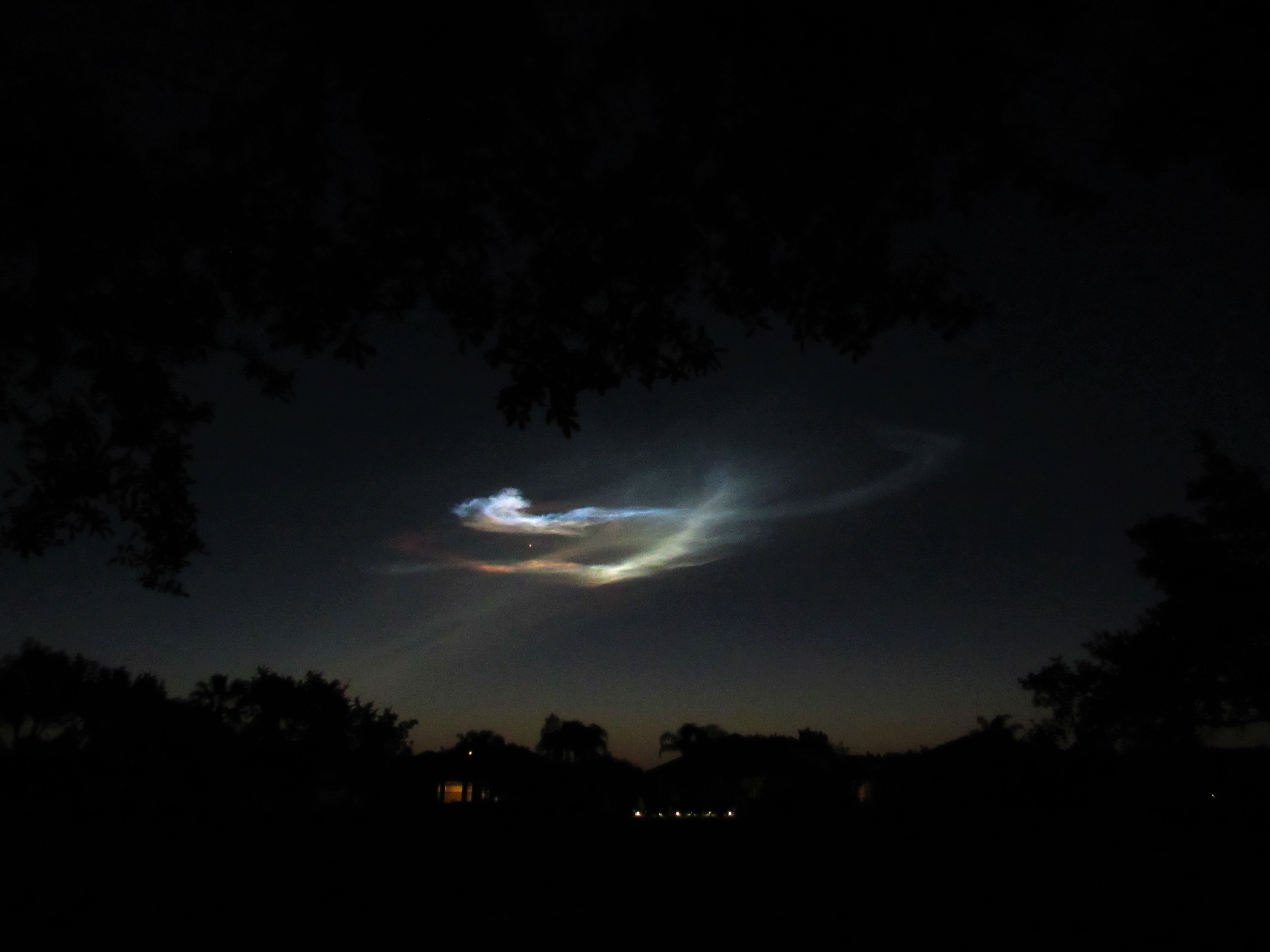 A Wanderer's View: Captivating Images In A Darkened Sky