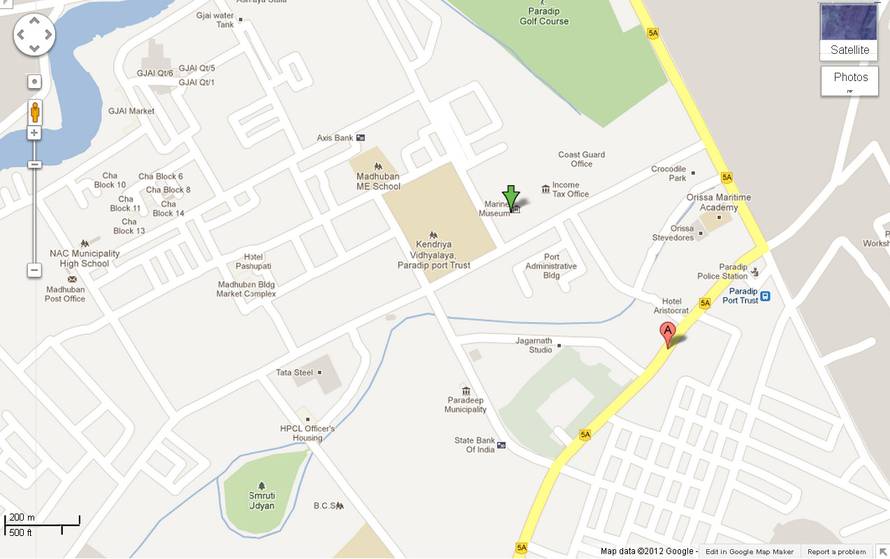 Paradip Port Map | Odisha Tourism1