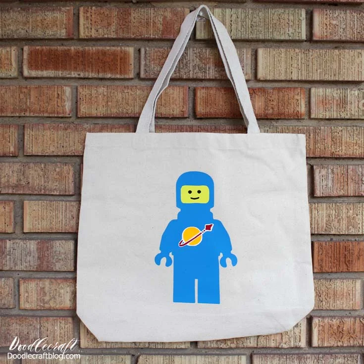 LEGO Vinyl Minifigure Tote Cricut Explore Air 2