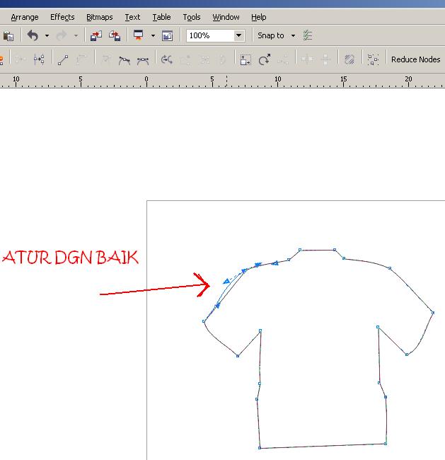 MEMBUAT DESAIN BAJU DENGAN COREL DRAW ~ TUTORIAL