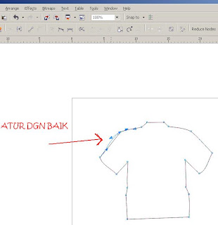 MEMBUAT DESAIN BAJU DENGAN COREL DRAW ~ TUTORIAL