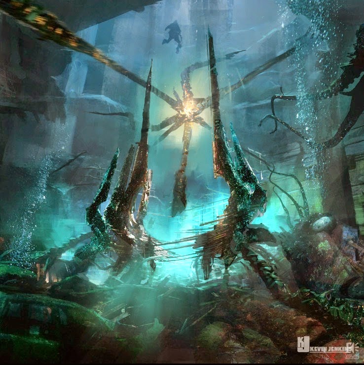 Terrifying Early Alien Concept Art for EDGE OF TOMORROW by Kev Jenkins ...