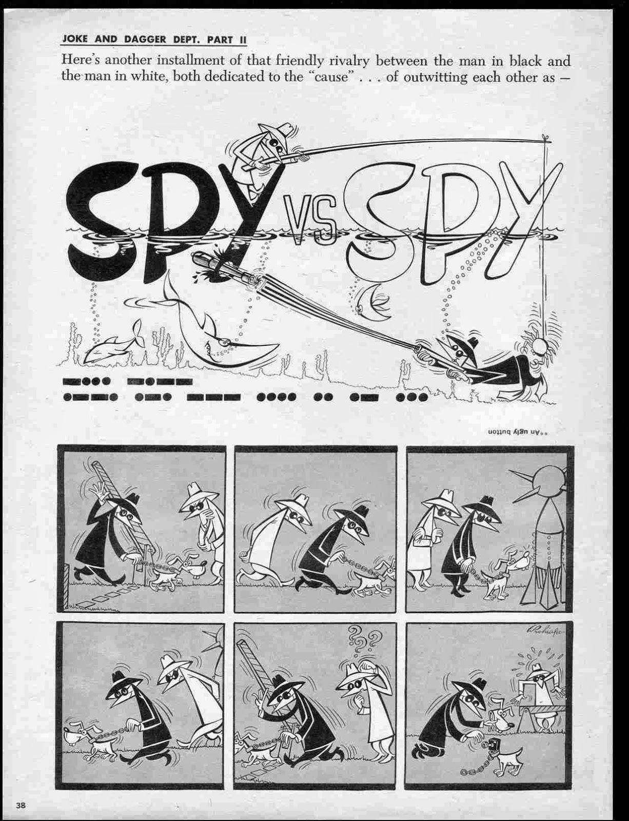 Free Comics Rostrum: The Classic Comedy Comic Strip Spy Vs Spy 01