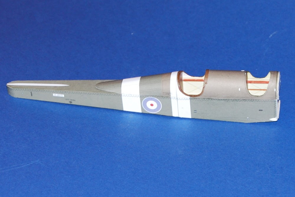 F-ES-B Modellbau: Kartonmodell - GPM - Bleriot BE2e Experimental 1:33 ...