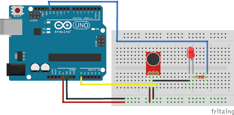 Sound Sensor Example - KAJANAN