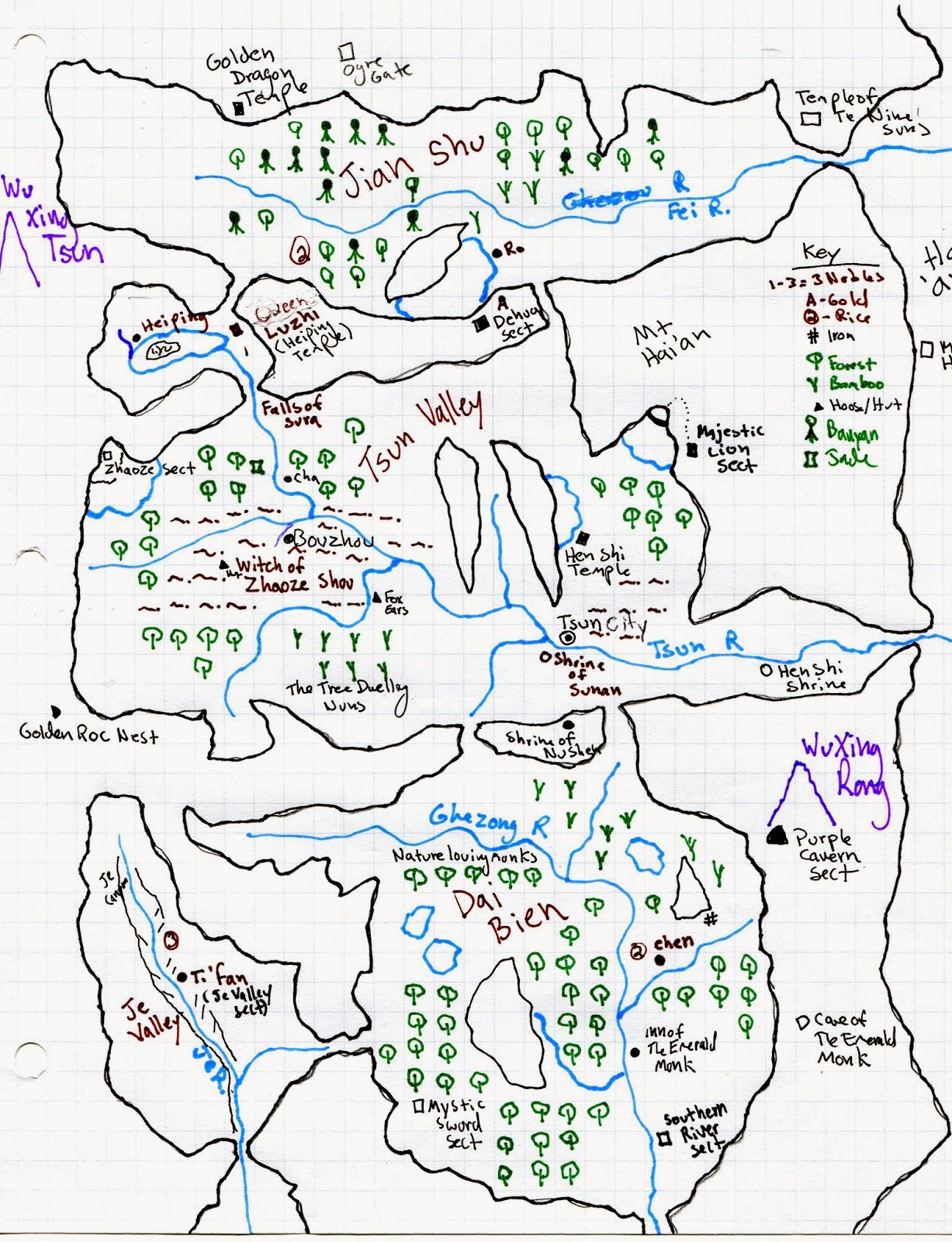 The Bedrock Blog: WANDERING HEROES OF OGRE GATE PLAYTEST III