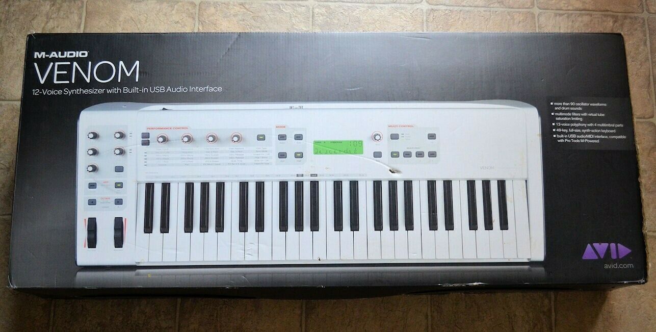 MATRIXSYNTH: M-Audio Venom Digital Analog Modeling Synthesizer w ...