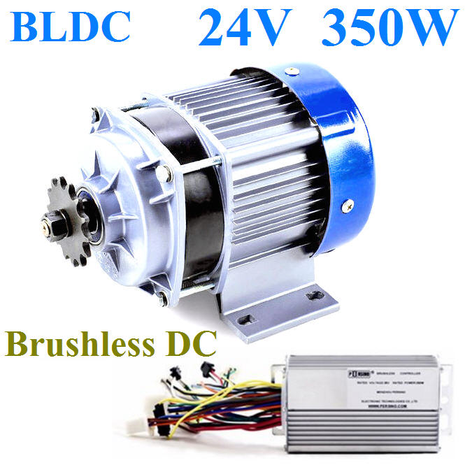 Solar-Thailand.com: มอเตอร์ Brushless DC 24V ขนาด 350W ไร้แปลงถ่าน BLDC