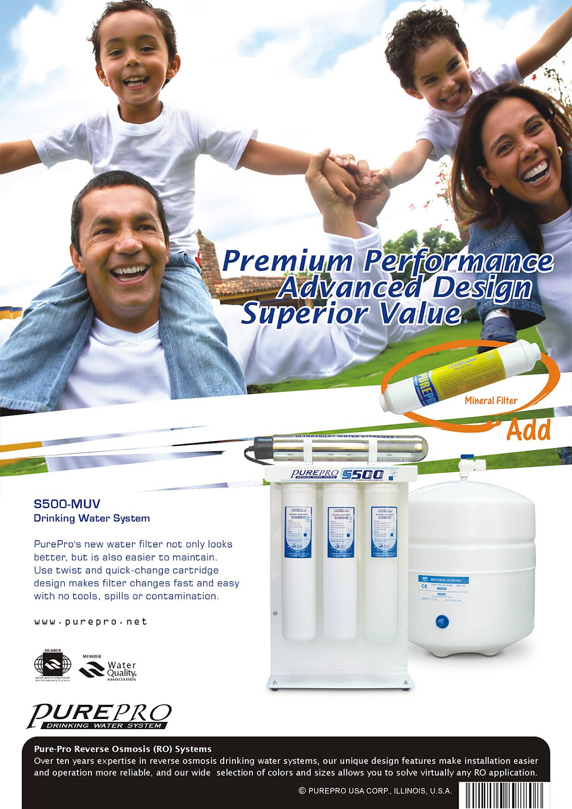 PUREPRO® USA WATER PURIFICATION PRODUCTS - U.S. TOP MANUFACTURER & EXPORTER